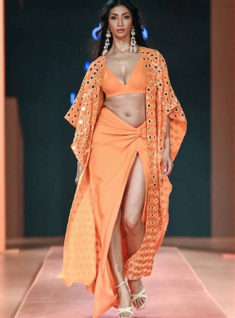 Nude Net Tulle Sari Set Arpita Mehta Official