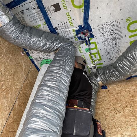 Buildandfix 열회수환기장치 배관공사 주택에서 수도 전기 난방설비와 함께 실내 공기질을 위한