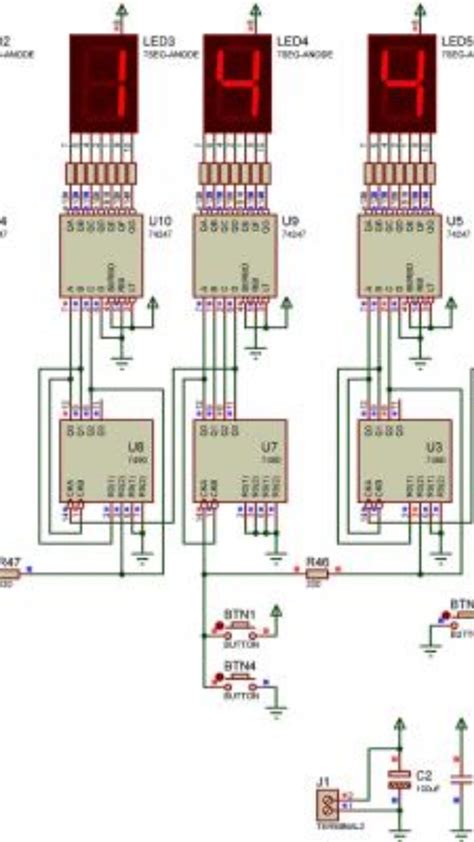 Linh Kiện Mạch In đồng Hồ Ic Số 6 Led 7 đoạn Anode Chung Ldnam