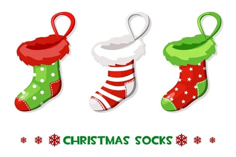 Christmas Socks Cartoon Stock Vector Image By ©hayaship 30926129