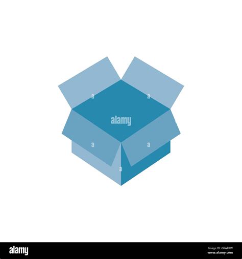 Silhouette Packing Open Empty Vector Stock Vector Images Alamy