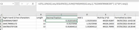 Excel Convert Qlikview Hex Date To Normal Date Stack Overflow