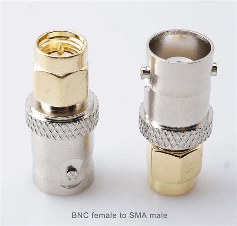 Adaptador Bnc Fêmea Para Sma Macho Tecnis Áudio E Eletrónica
