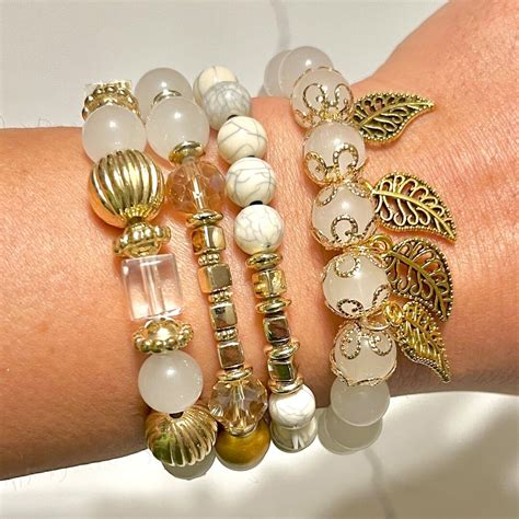 Bohemian Bracelet Set Bracelets Per Set Stack Stretch Colorful Bead Bracelet Set Boho
