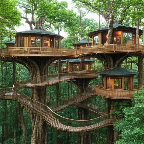 Discover Living Treehouses Treehouse Community Natures Embrace In 2025 Tree House Plans