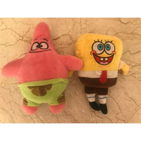 کمدا قیمت و خرید عروسک باب اسفنجی و پاتریک ابعاد کوچک رو به متوسط رد