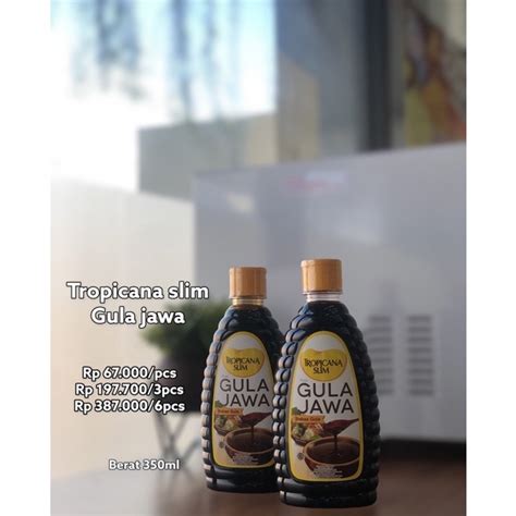 Jual Gula Jawa Tropicana Slim 350ml Shopee Indonesia