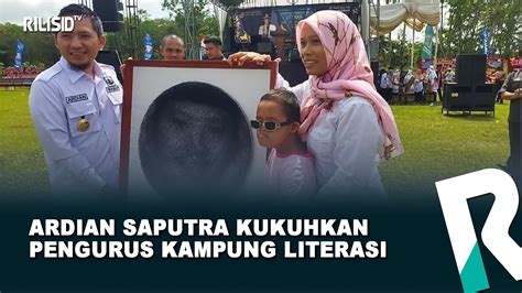 Ardian Saputra Kukuhkan Pengurus Kampung Literasi Rilisid Tv