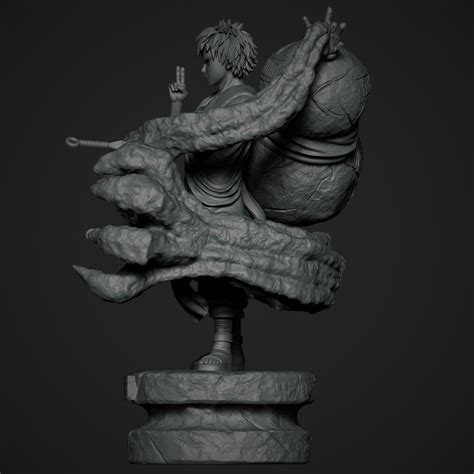 Gaara Naruto 3dprint 3d Model 3d Printable Cgtrader