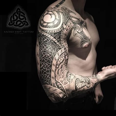 Tattoo Sleeve Viking Adrianatudem Tattoo