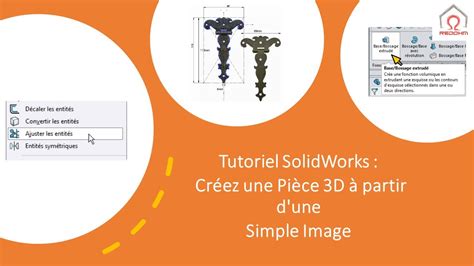 Tutoriel Solidworks Créez Une Pièce 3d à Partir Dune Simple Image Youtube