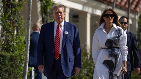 Melania Trump Steps Onto Campaign Trail For The First Time With Donald