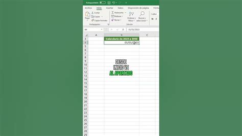 autorellenar fechas en excel superexcel microsoftexcel excel youtube