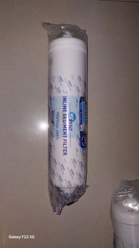 Plastic Kent Inline Sediment Filter Size 8 Inch At Rs 500 Piece In Pune