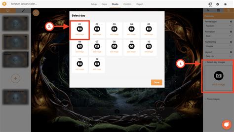 Calendar Build Add Images — Odicci The Declared Data Platform