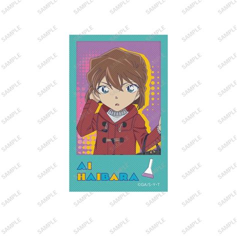 名探偵コナン チェキスタンドandチェキ風カード アメリカンポップ 灰原哀｜アニメ・コラボグッズの通販ならeeo Store（イーオストア）