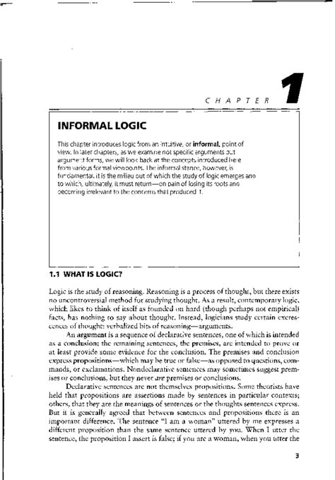 Informal Logic Understanding Validity Arguments And Counterexamples