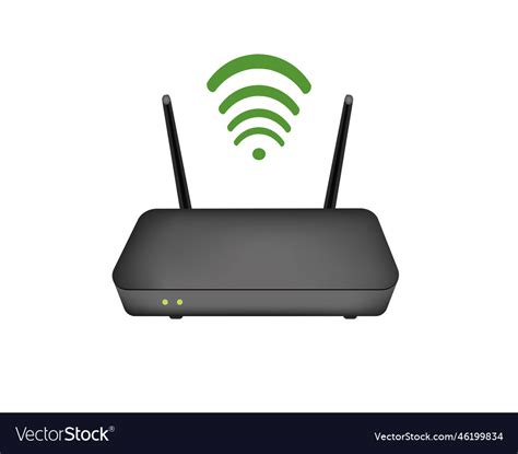 Wireless Internet Router Royalty Free Vector Image