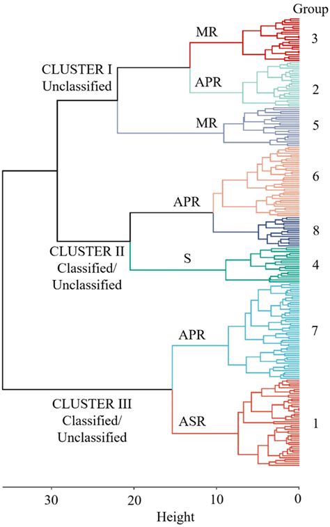 Wards Hierarchical Agglomerative Clustering Of 238 Vavilov Wheat Lines