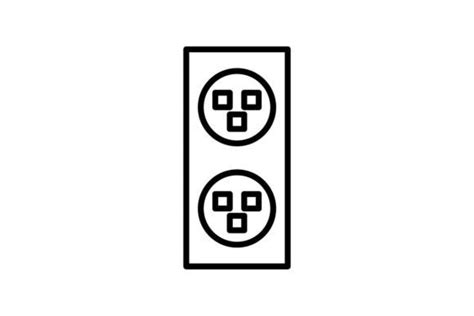 Socket Line Icon Graphic By Roughen Glyph · Creative Fabrica