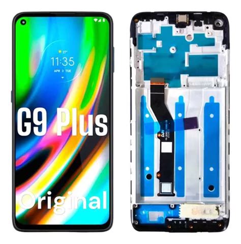 Tela Frontal Display G9 Plus Original Nac Xt2087 C Aro Parcelamento