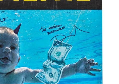 Nirvana Band Signed Nevermind Poster