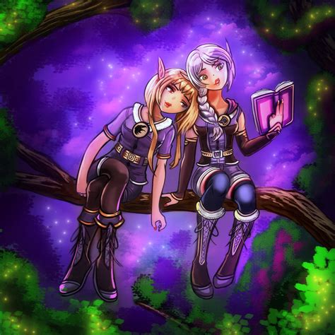 Elf Girls Commission By Sashlmlsan On Deviantart