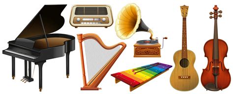 Different Types Of Classical Music Instruments 296092 Vector Art At Vecteezy