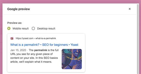 How To Use The Google Snippet Preview In Yoast SEO Yoast