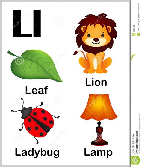 Alphabet Letter L Pictures