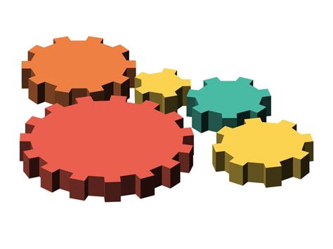 3d Simple Cogs