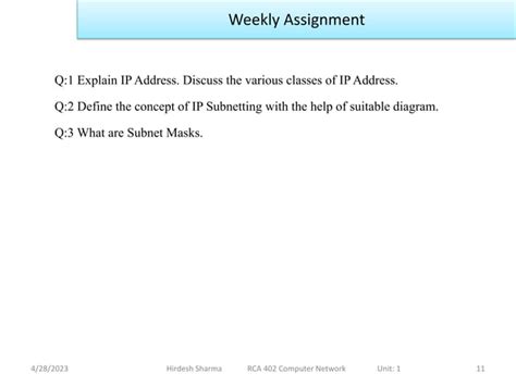 Ip Address And Subnetingpdf