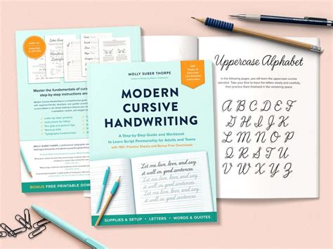 Modern Cursive Handwriting Freebies Molly Suber Thorpe
