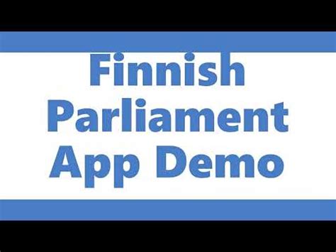 GitHub Giaongo FinnishParliamentApp This Personal Android App Project Is For Those Who Are