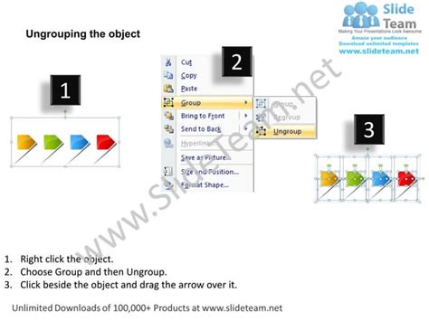 Linear Arrow Data Flow Diagram Stages Sample Charts Visio Power Point