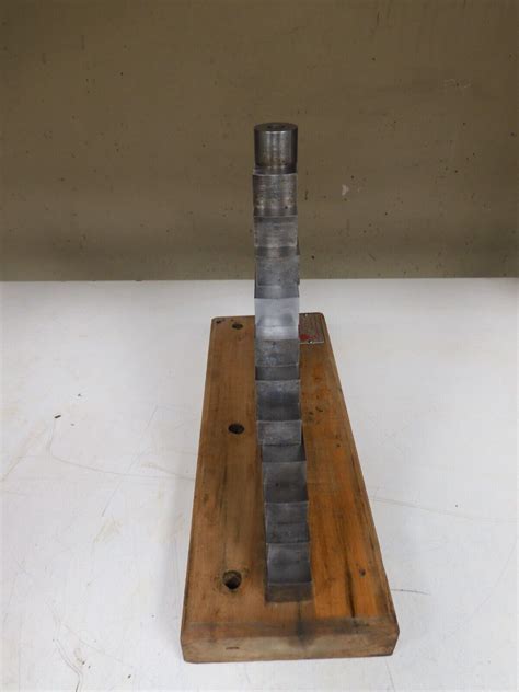 Size Control Mikemaster Micrometer Calibrator Standard 1 12 Pw14 Bullseye Calibration