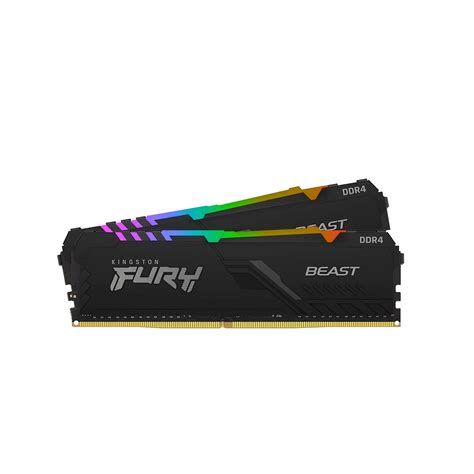 Ram Kingston Fury Beast RGB 16GB 3200MHz DDR4 (2x8GB) KF432C16BBAK2/16 ...