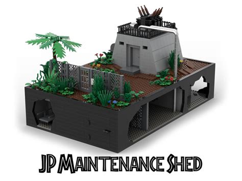 Lego Moc Jp Maintenance Shed Full Version By Jpbrick Rebrickable