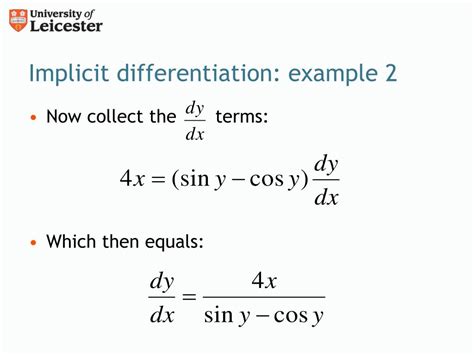 Ppt Implicit Differentiation Powerpoint Presentation Free Download