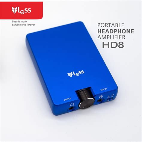 1 Pcs Portable Headphone Amplifier Less Hd8 Single End Hi Dynamic For Hi End User Opamp