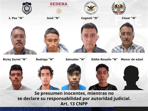 Cayeron 7 Integrantes De “los Capetos” Célula Delictiva Dedicada A La
