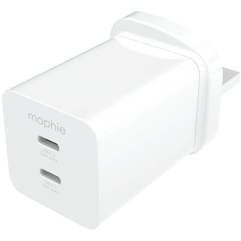 Buy Mophie Dual Usb Charger White Online In Uae Sharaf Dg
