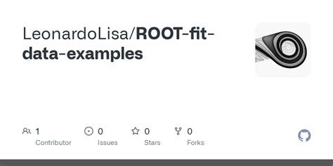GitHub LeonardoLisa ROOT Fit Data Examples
