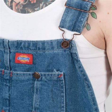 Dickies Mens Bib Overalls And Coveralls Workwear Apparel Stone Washed