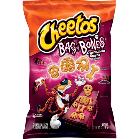 Cheetos Bag Of Bones Cinnamon Sugar Flavored Cinnamon Sugar Snacks