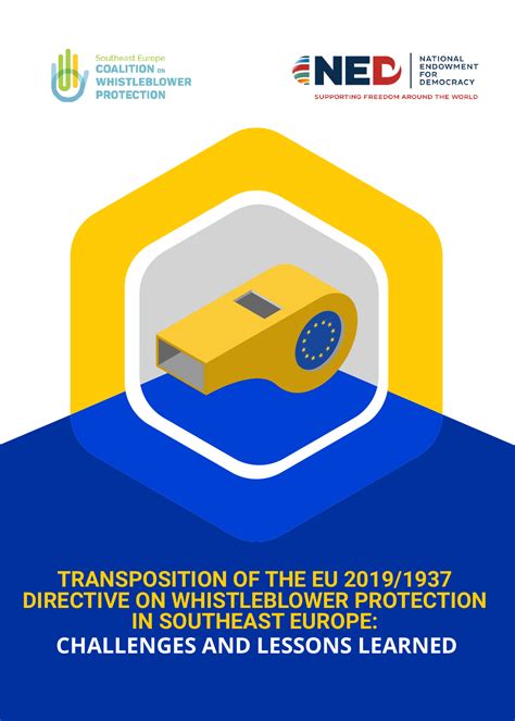 Transposition Of The Eu 20191937 Directive On Whistleblower Protection