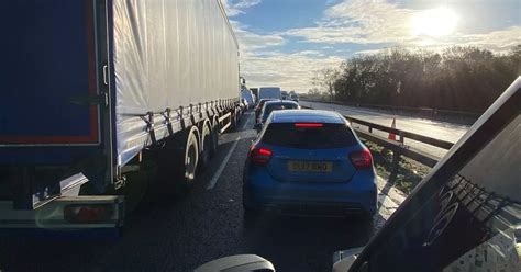 M4 Traffic Live As Multi Vehicle Crash Closes Motorway And Causes Miles