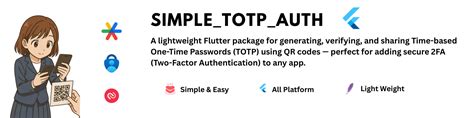 Simple Totp Auth Flutter Package
