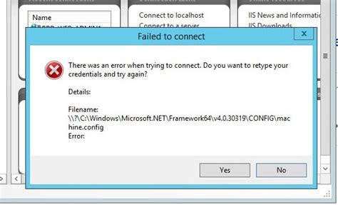Unable To Expand Server Node In The IIS UI With Shared Configuration Virtualization Blog