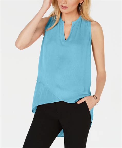 Alfani High Low Crossover Top Created For Macys Macys